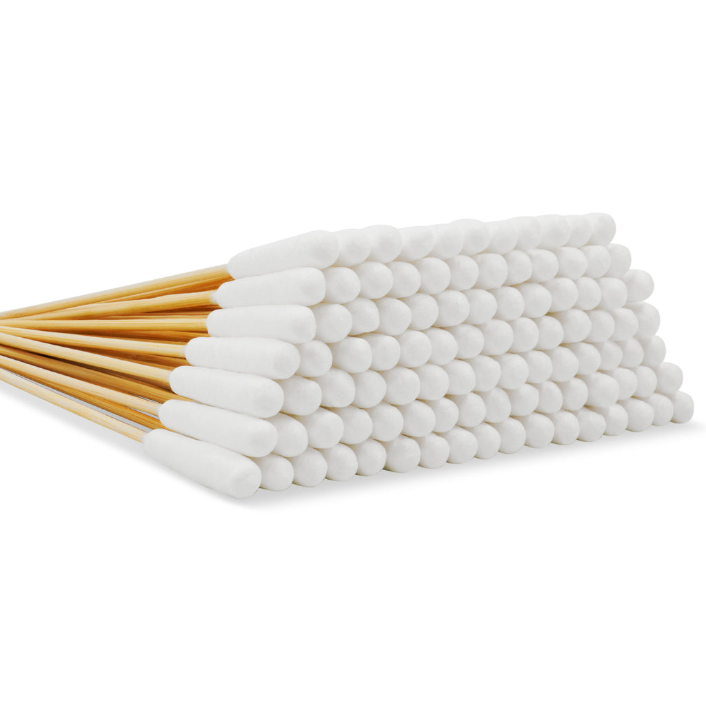 Meister XL 6" Swabs - Ultra-Absorbent Cotton Tips - 100 Pack | Meister